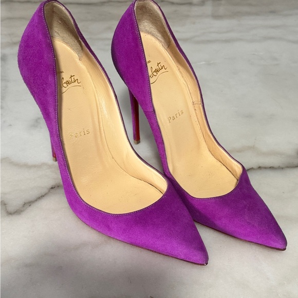 Christian Louboutin | Shoes | Rare Christian Louboutin So Kate Purple ...